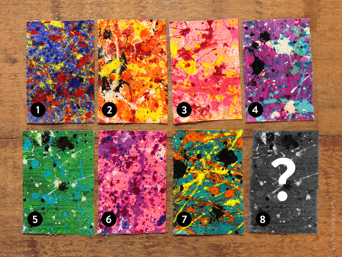 Splatter Painting Party | Ages 6 & Up – 4Cats