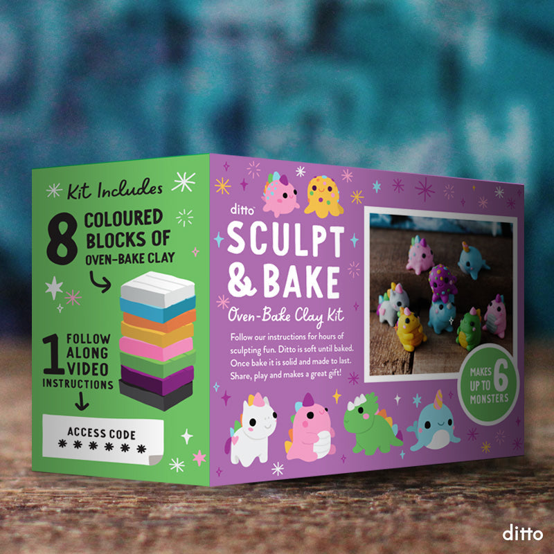Sculpt & Bake: Baby Pocket Monsters Kit – 4Cats