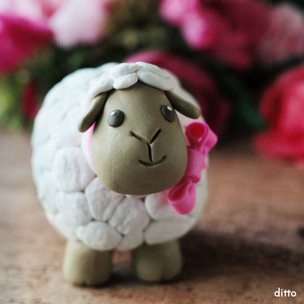 Sculpt & Bake: Little Bow Sheep Colossal Kit - Art Studio